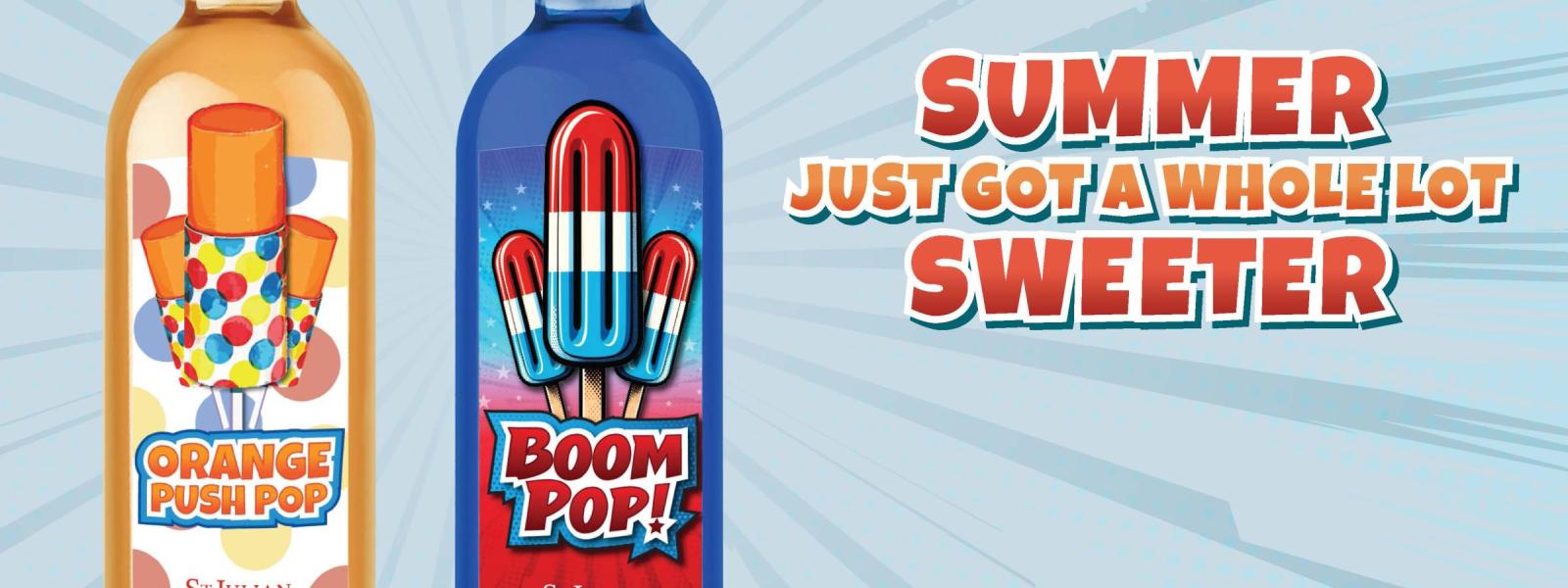 Orange Push Pop and Boom Pop Wholesale Launch | St. Julian Winery
